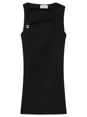 Coperni Cut-out Sleeveless Minidress - Black