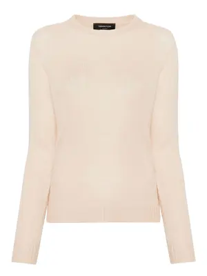 Fabiana Filippi Crew-neck Cashmere Jumper - Orange