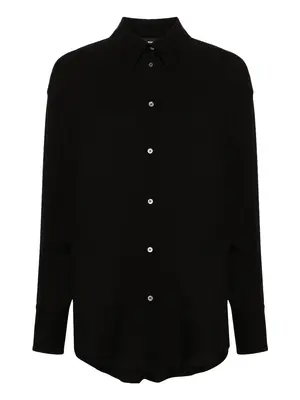 Fabiana Filippi Buttoned Crepe Shirt - Black