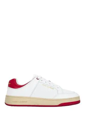 Saint Laurent Saint Laurent 61 Sneaker White & Red