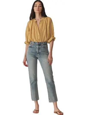 DÔEN DOEN The Jane Blouse Palomino
