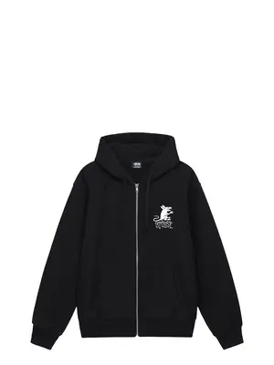 StÜssy Rat Zip Hoodie - Black
