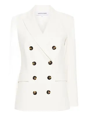 Veronica Beard Fevre Dickey Double-breasted Blazer - Neutrals
