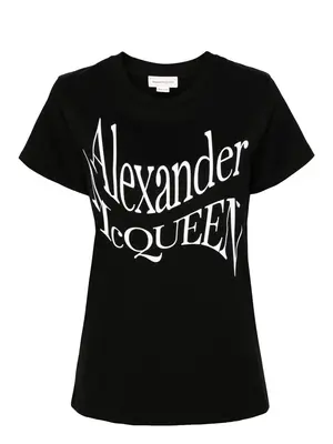 Alexander McQueen Logo-print T-shirt - Black