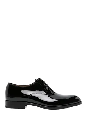 Fratelli Rossetti Leather Oxford Shoes - Black