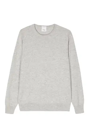 ALLUDE Long-sleeved Cashmere Jumper - Grey