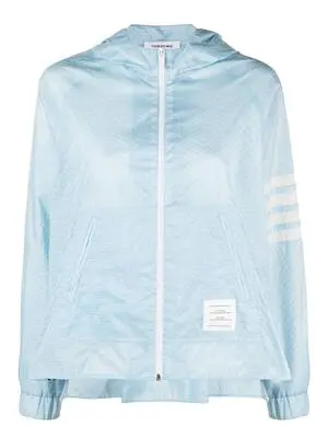 Thom Browne 4-bar Stripe Light Jacket - Blue