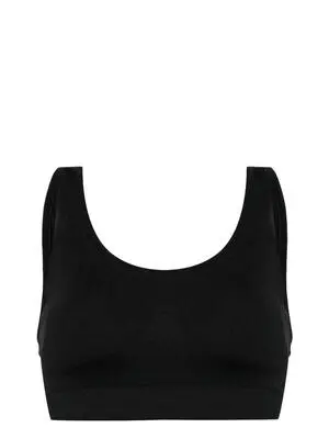 Hanro Scoop-neck Moulded-cup Top Black