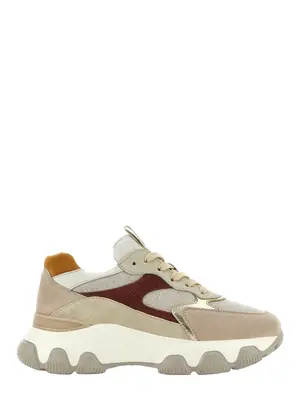 Hogan Hyperactive Panelled Low-top Sneakers - Neutrals