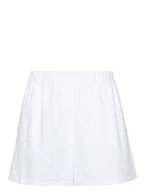 KENZO Kenzo Broderie-Anglaise High-Rise Short Shorts