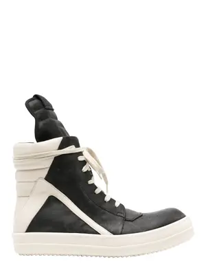 Rick Owens Geobasket High-top Sneakers - Black