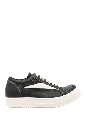 Rick Owens Luxor Leather Sneakers - Black