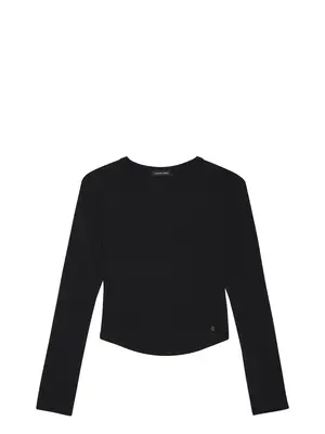 ANINE BING Jane Long-sleeved Blouse - Black