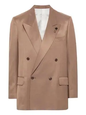 LARDINI Double-breasted Blazer - Neutrals