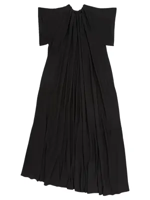 MAISON MARGIELA Gathered Maxi Dress - Black