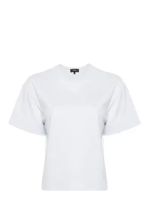 Theory Piqué Cotton T-shirt - Blue