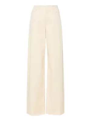MAISON MARGIELA MM6 Maison Margiela Distressed Wide-Leg Trousers