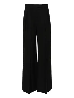 Brunello Cucinelli Pleated Straight-leg Trousers - Black