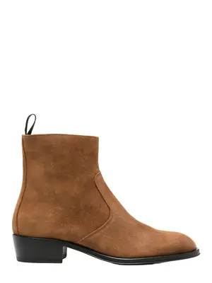 GIUSEPPE ZANOTTI 40mm Ludhovic Suede Ankle Boots