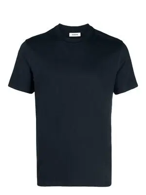 SANDRO Logo-embroidered Cotton T-shirt