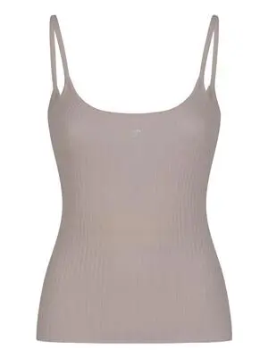 COURREGES Courrèges Ribbed Knit Top Pink