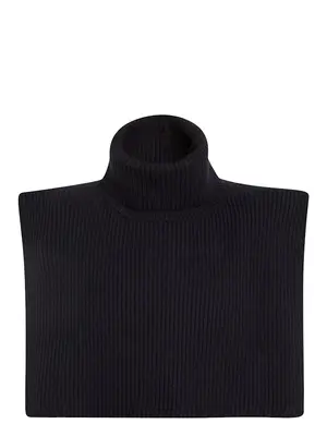 THE ROW Eppie Cashmere Ribbed Collar - Royal Blue