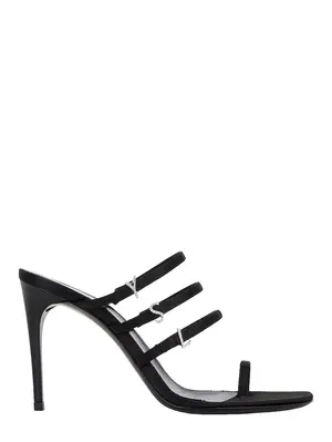 Saint Laurent Jerry Mule Sandal - Noir