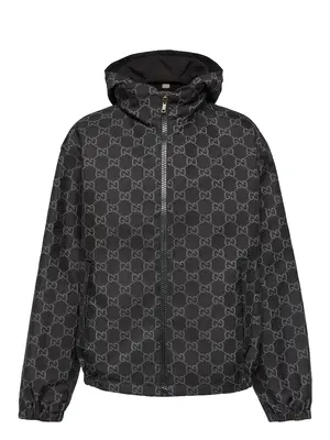 Gucci Gg Reversible Ripstop Jacket - Grey