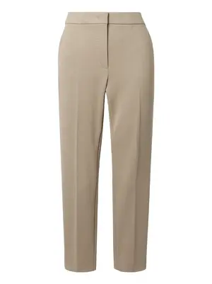 Max Mara Pegno Cady Slim-leg Trousers - Neutrals