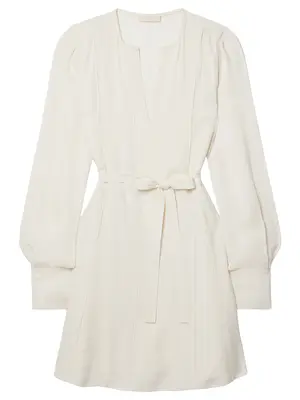 Ulla Johnson Daisy Belted Mini Dress - White