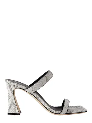 GIUSEPPE ZANOTTI Giuseppe Zanotti Renegade Snake-print Leather Mules