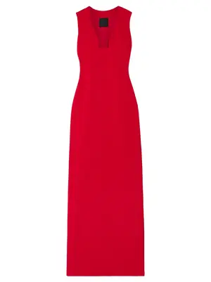 Givenchy Crepe Gown - Red