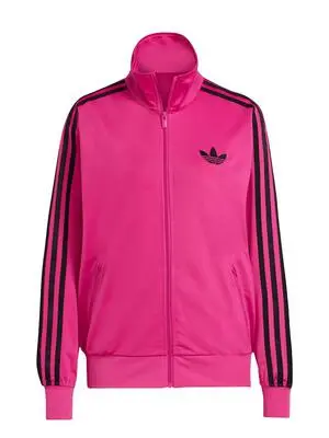 Adidas Firebird Recycled Polyester Track Jacket - Semi Lucid Fuchsia/black