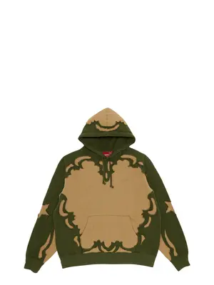 Supreme Western Cut Out Hooded Sweatshirt - Green