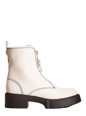 COACH® Restored Liza Bootie - Chalk