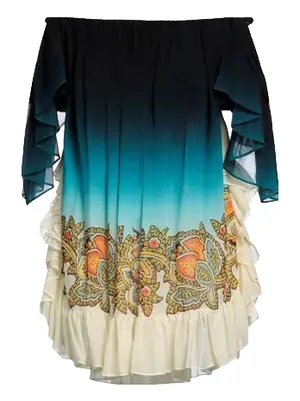 Etro Off-the-shoulder Top - Green