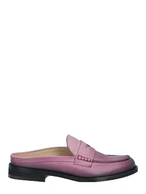DOUCAL'S Leather Mules - Pink