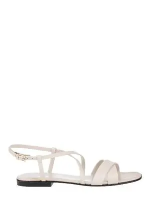BALDININI Ankle Strap Sandals - Off White