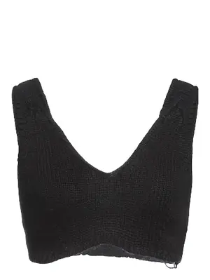 Dolce & Gabbana Cashmere Knit Top - Black