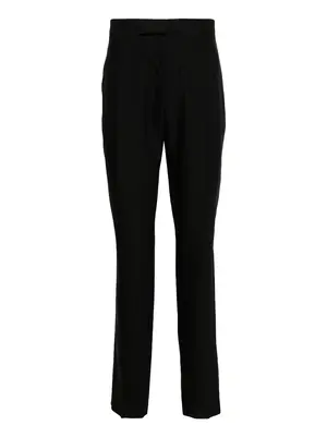 LARDINI Tailored Tapered Trousers - Black