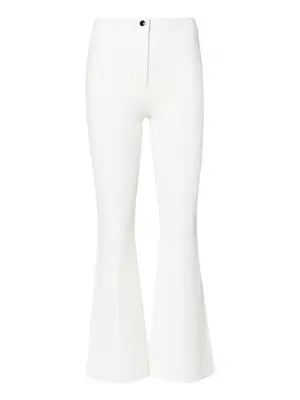 Theory Pleat-detail Flared Trousers - White