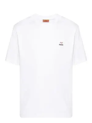 Missoni Embroidered-logo T-shirt - White
