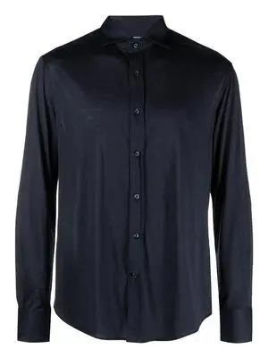 BRUNELLO CUCINELLI Long-sleeve Silk-cotton Shirt