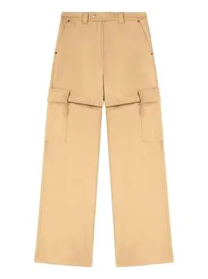 AMBUSH Straight-leg Cotton Cargo Trousers - Neutrals