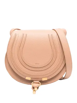Chloé Small Marcie Leather Bag - Brown
