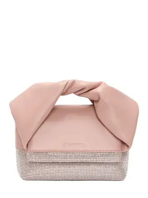 JW Anderson Small Twister Leather Tote Bag - Pink