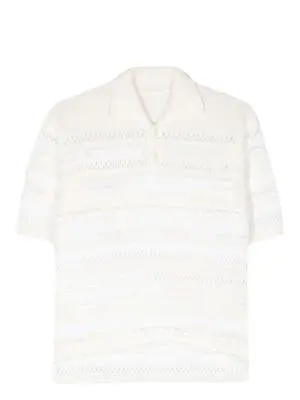 Y’s Polo Knitted Top - Neutrals