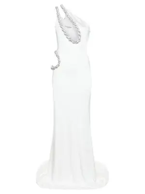 Stella McCartney Rope Cut-out Gown - White