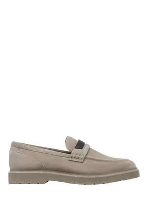 Brunello Cucinelli Crystal-embellished Loafers - Neutrals