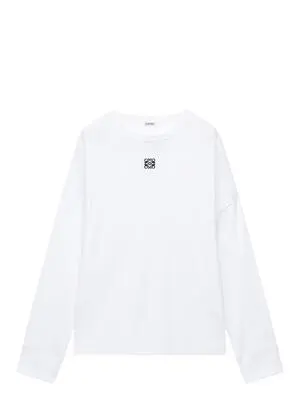 Loewe Long-sleeve Logo T-shirt - White